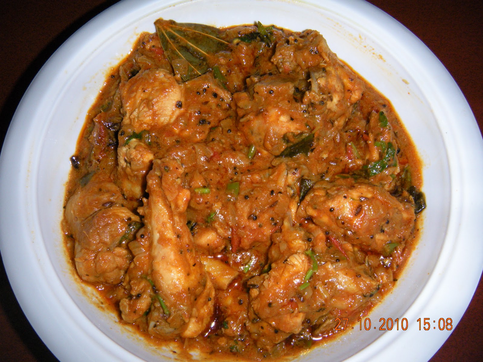 Mes preparations: Pepper chicken chettinad
