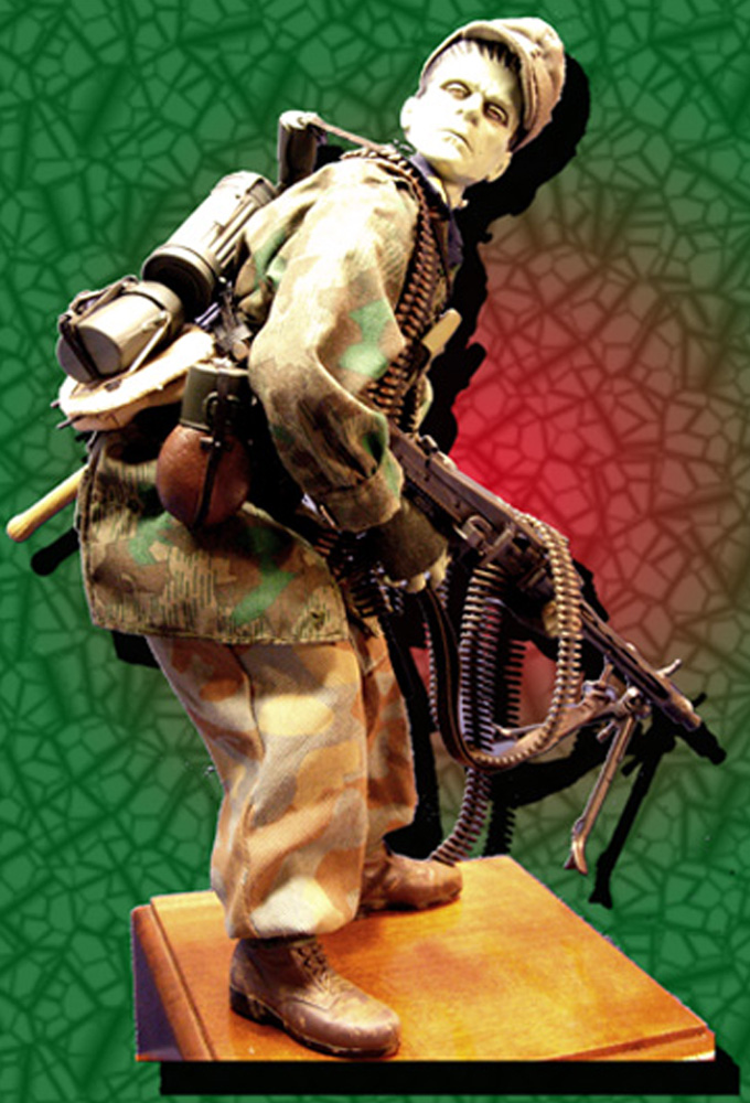 "Frankie goes airborne"......1/6th scale 'action figure' kit-bash. Just ...