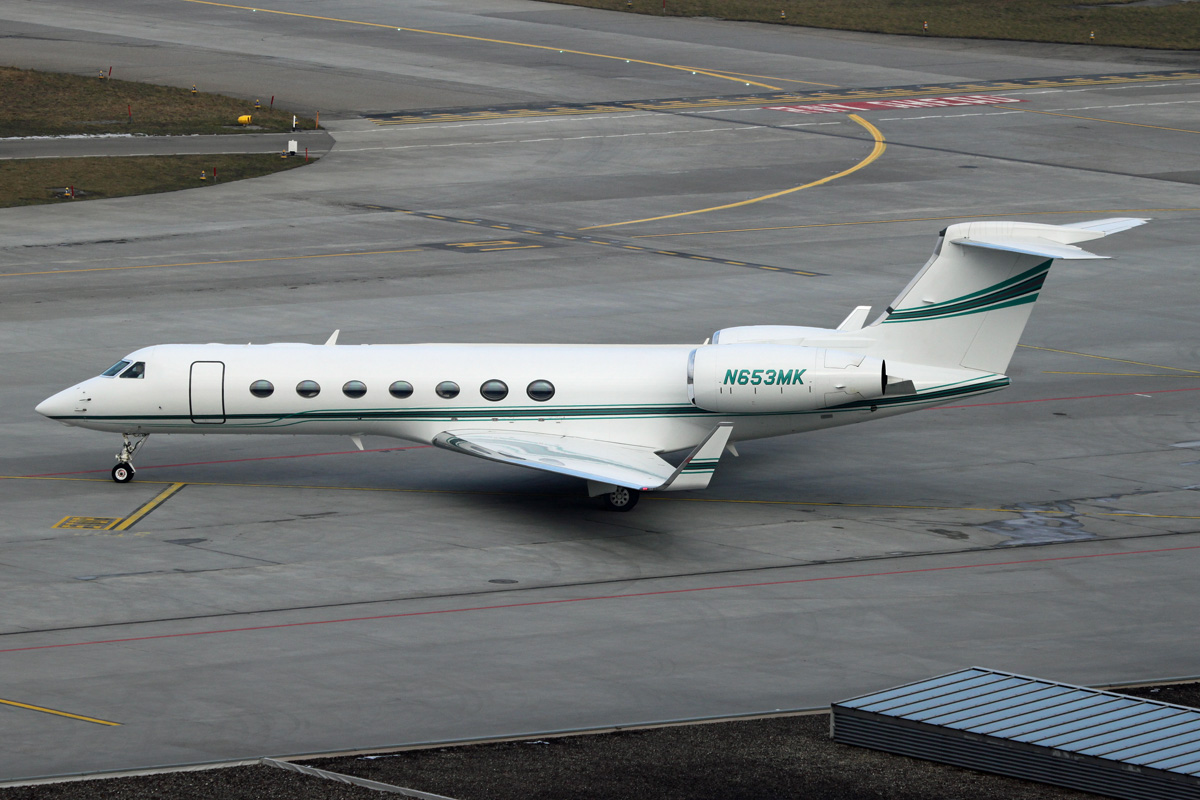 Planes and Trains - Planes 2011: N653MK / Gulfstream G550 / Iris ...