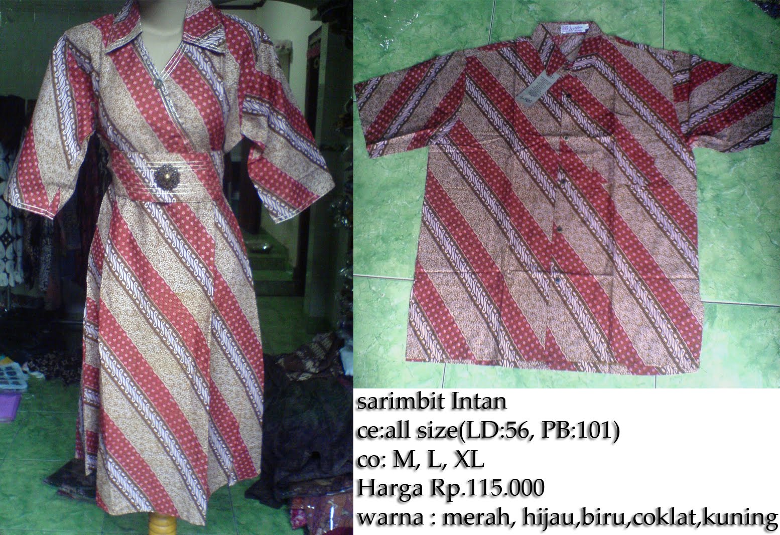 Javanese batik clothes trend: BAJU BATIK SARIMBIT MODERN