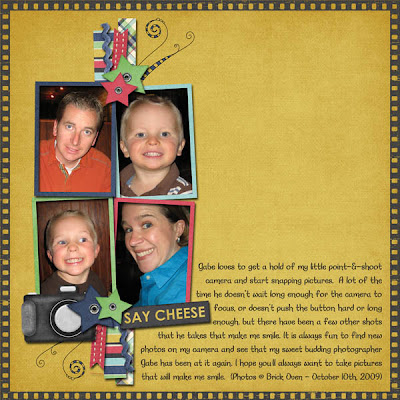 A Day in the Life: Scrapbook layouts