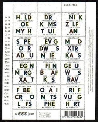 Rainbow Stamp Club: New stamps on Louis Braille