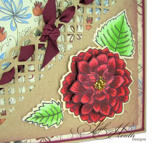 Jak Heath.com: Delightful Dahlia card