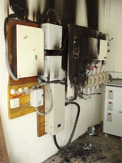 Our Time in India: Fuse box on Fire