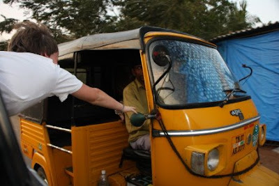Our Time in India: The chicken bike and the rickshaw horn...