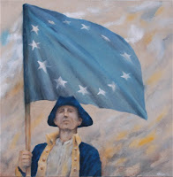 Berger Fine Arts News: The Finished Washington's Life Guard Standard Flag
