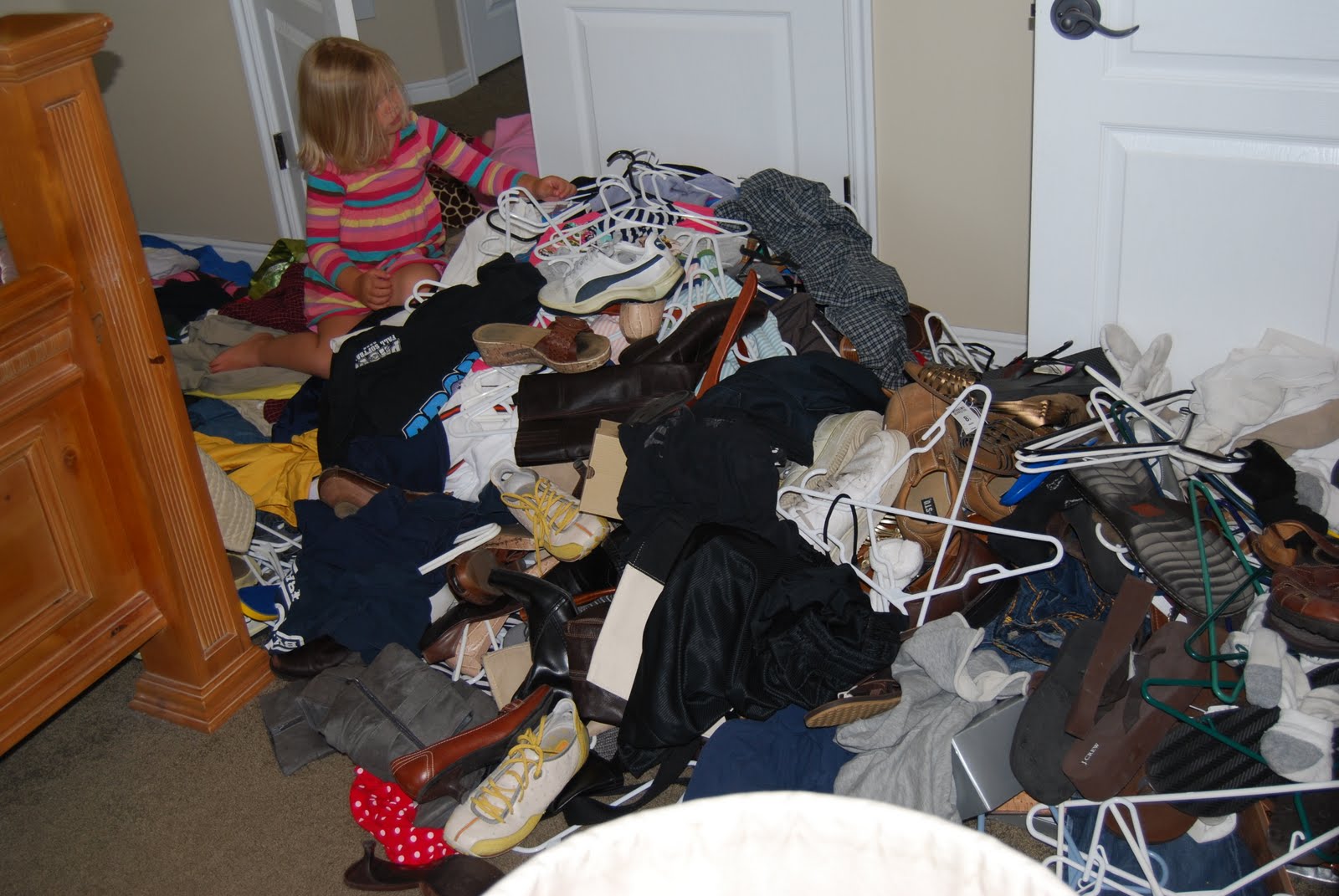 THE DEMARTINI FAMILY: Closet disaster