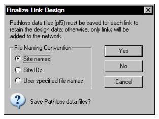 Pathloss: Pathloss 5.0 : Create point to multipoint links
