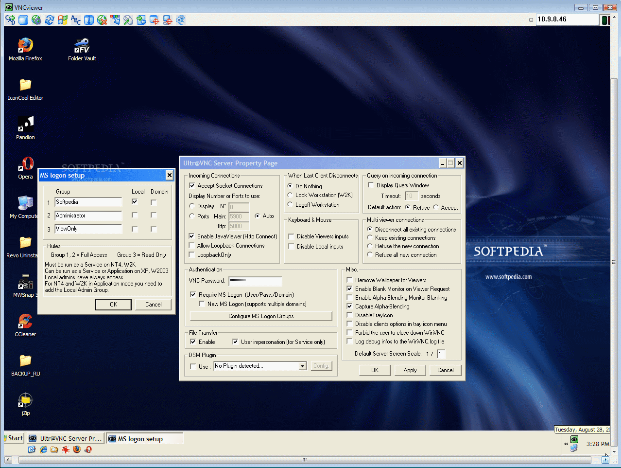 A Badtime Story: Remote connection με Ultra VNC