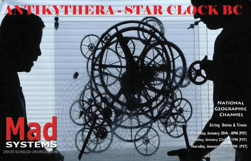National Geographic’s Star Clock BC – the Antikythera Mechanism and Mad ...