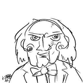 Saw Puppet Coloring Pages