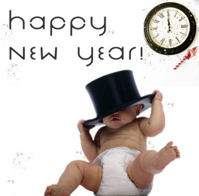 New Year Cards: Baby New Year Cards