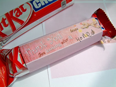 Scrapbooking Layout Inspiration: Kit Kat wrappers - or Candy Wrappers!