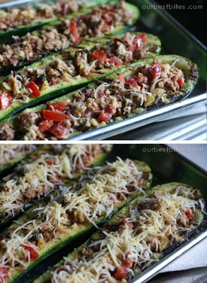 Grilled Stuffed Zucchini - Our Best Bites