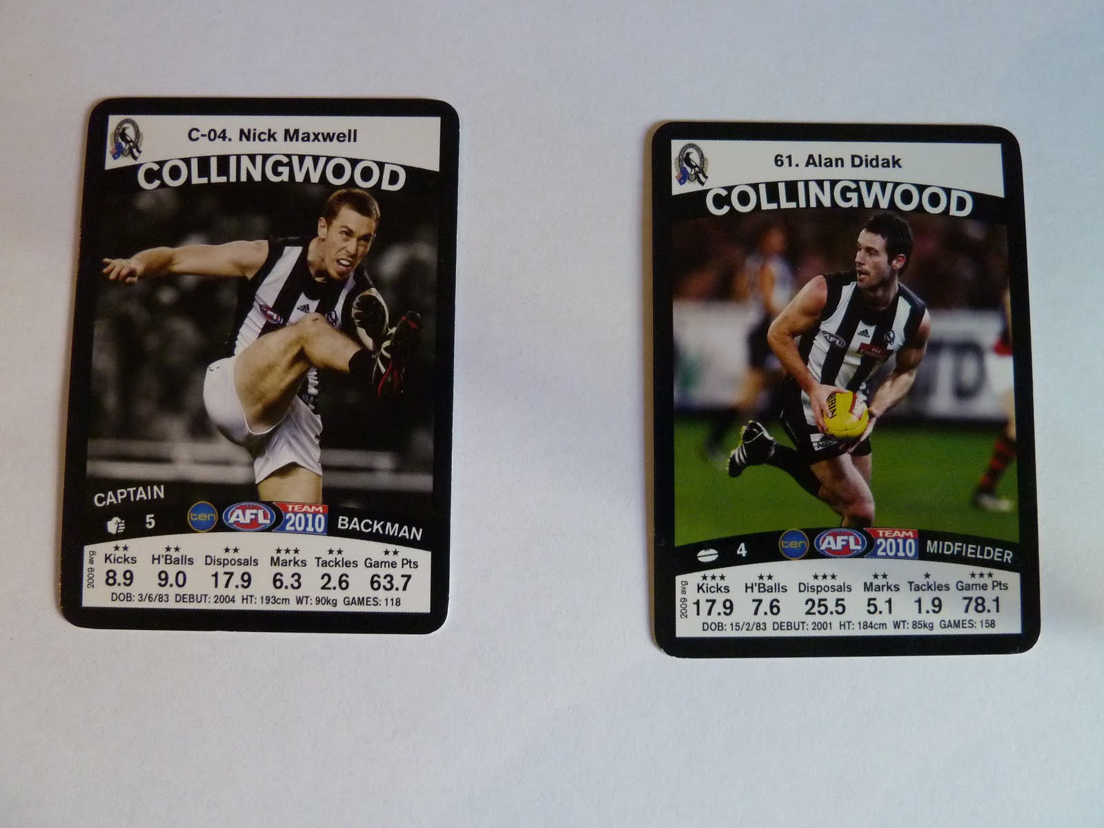 AFL Footy Cards