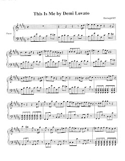 Horsegirl15 Sheet Music and Notes: This Is Me Notes and Sheet Music