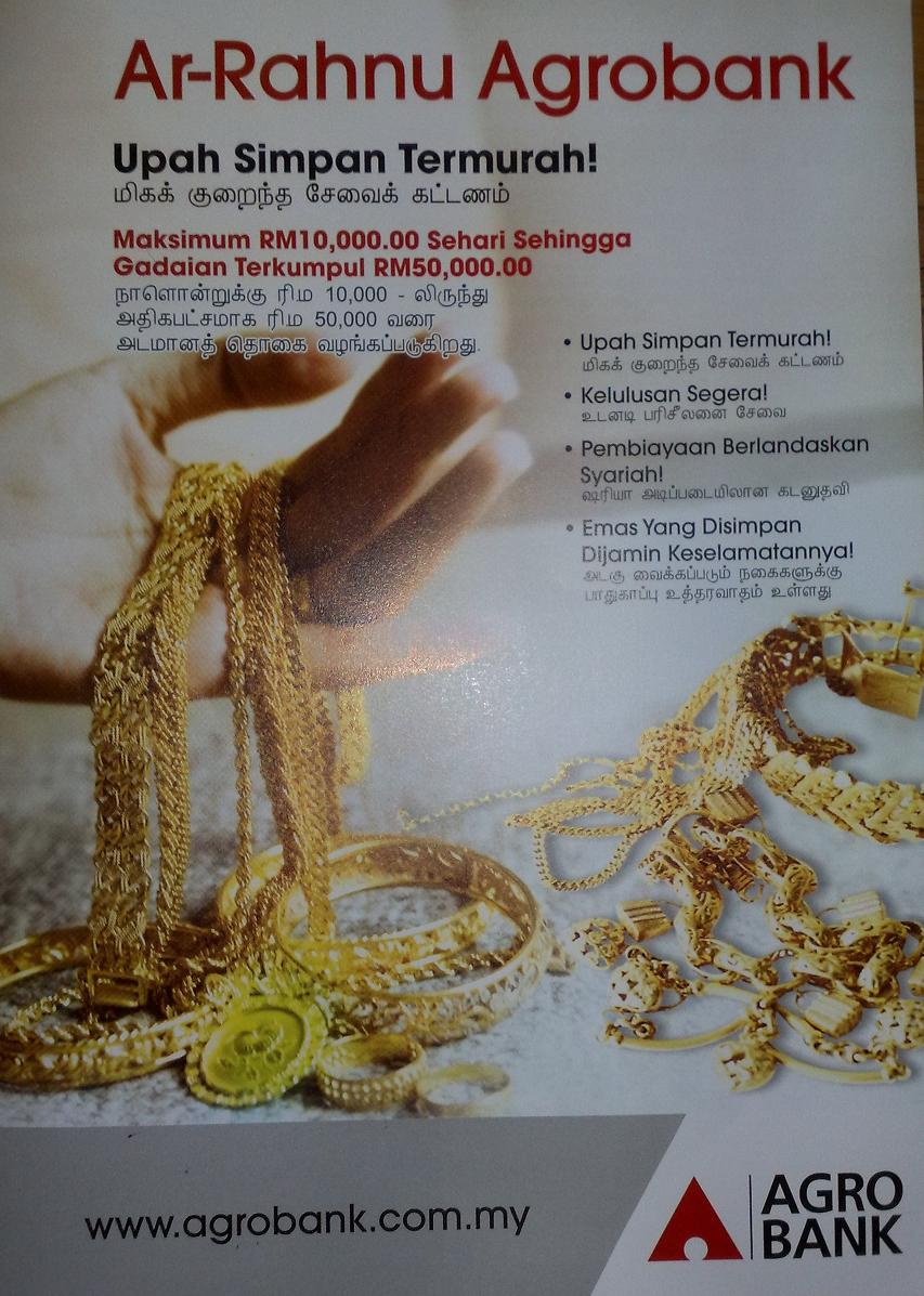 GUA EMAS: Pengalaman Memajak Emas Public Gold di Ar-Rahnu Agrobank