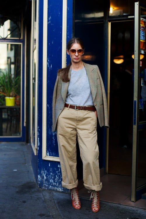 Stylishly...délicieux!: Street style - Effortless Boyfriend jeans and ...