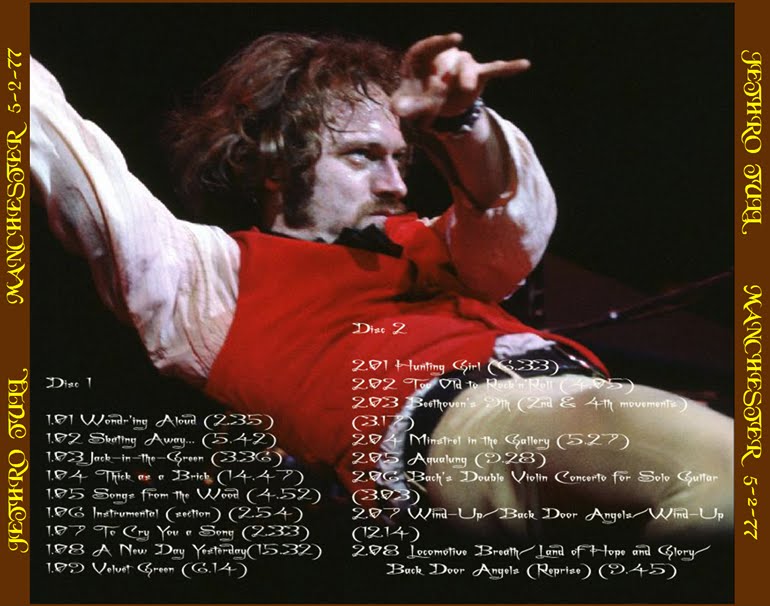 D & P's Bootleg Tunz World: Jethro Tull - Manchester 1977