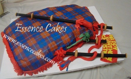 Essence of Cakes: Bagpipe Cake for a 60th Birthday