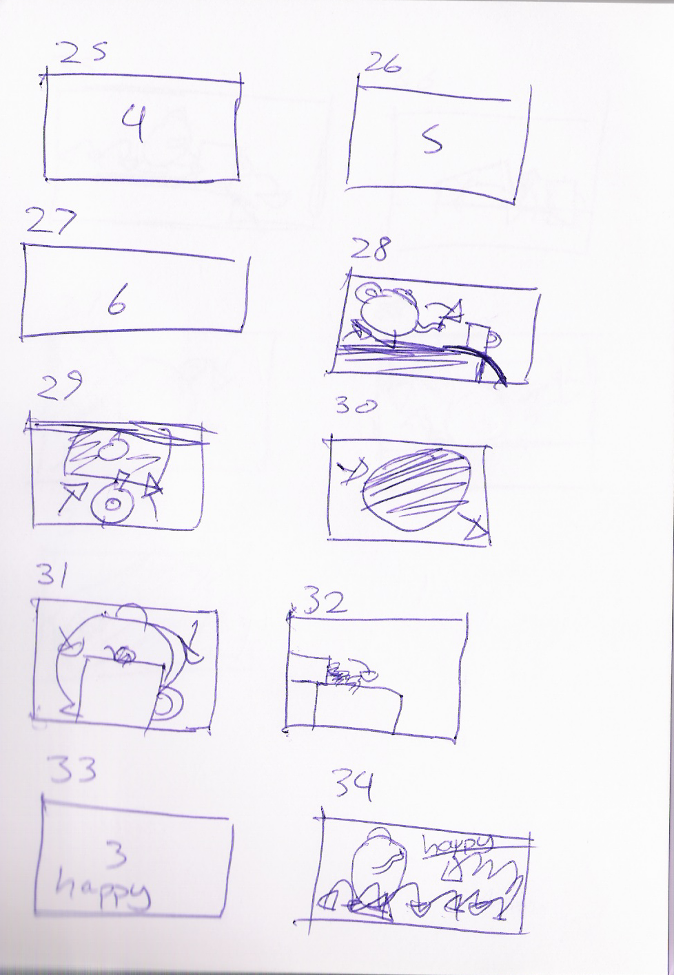 ELM Productions: Thumbnail Storyboard + Character design