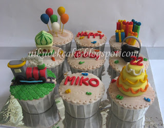 Niknoek Cake: Cupcakes - ulang tahun