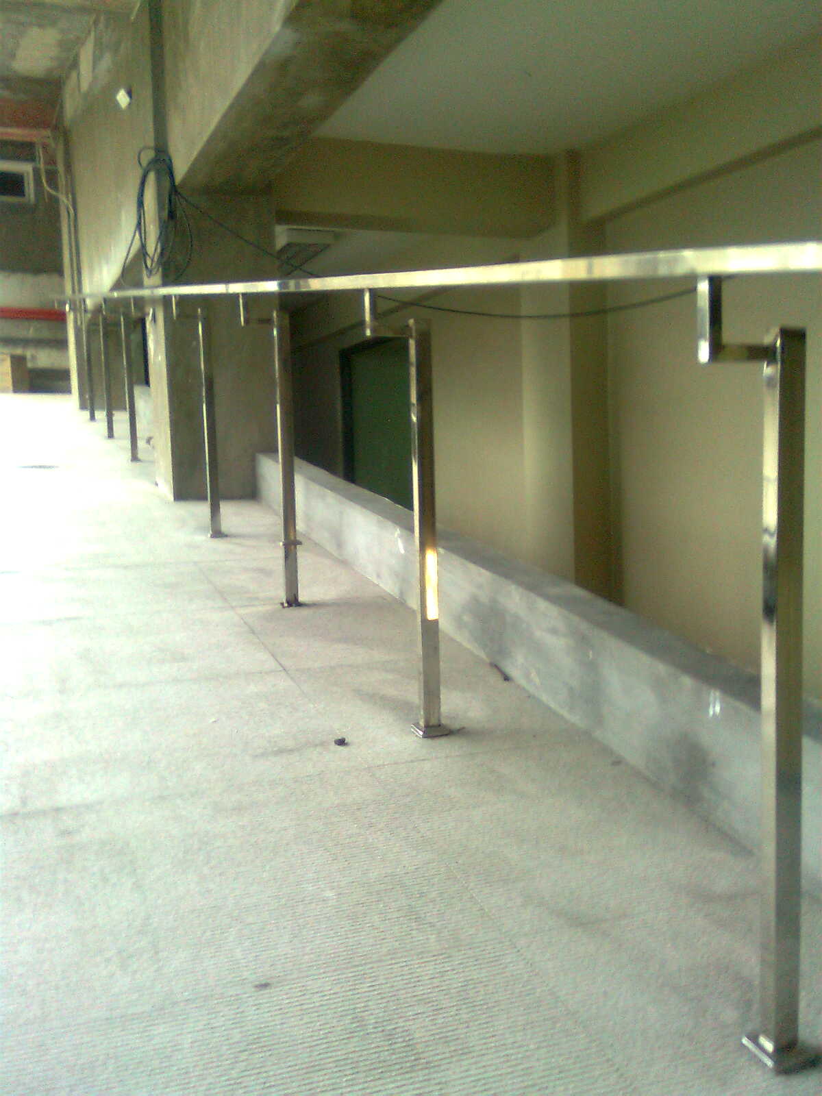 STAINLESS ramp railing for nazareth hospital