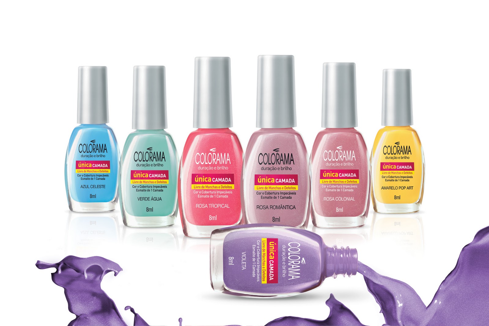 menina maquia: COLORAMA UNICA CAMADA