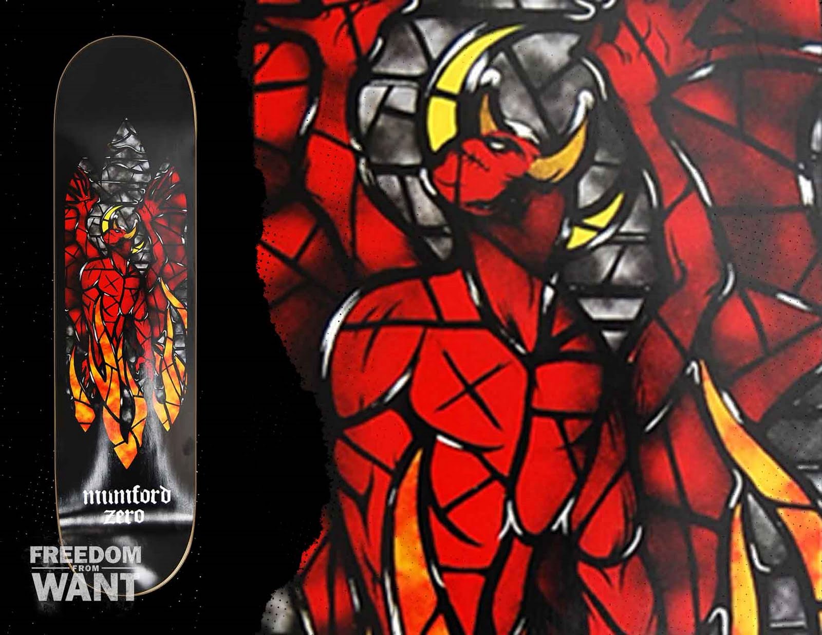 Freedom From Want: ZERO Stained Glass