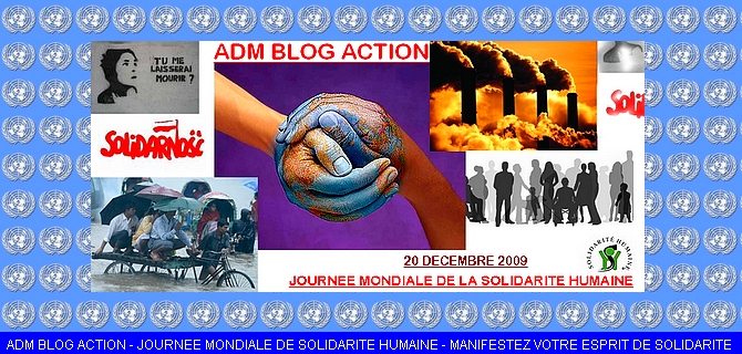 DEVELOPPEMENT DURABLE: Qu'est-ce que la solidarité humaine?