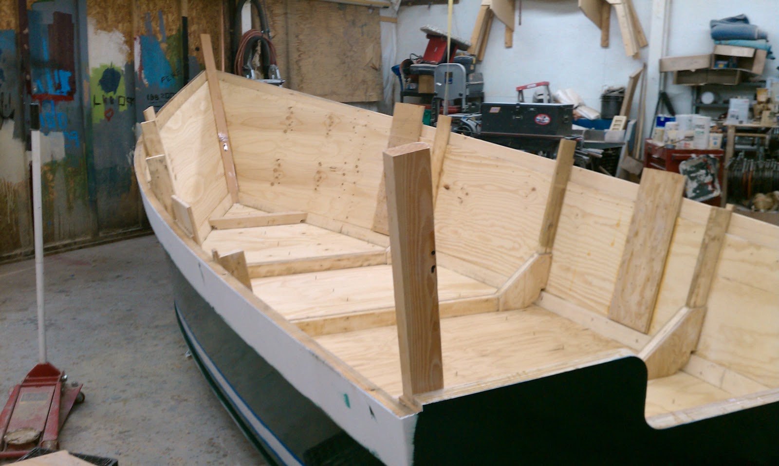 Built wooden boat plans: Simmons sea skiff boat plans