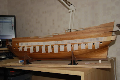 The Construction Of The San Felipe 1690: Cutting Out Gunports