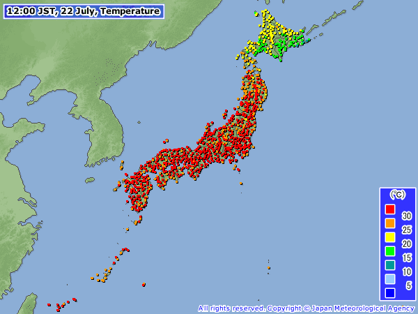 Japan: Heat wave