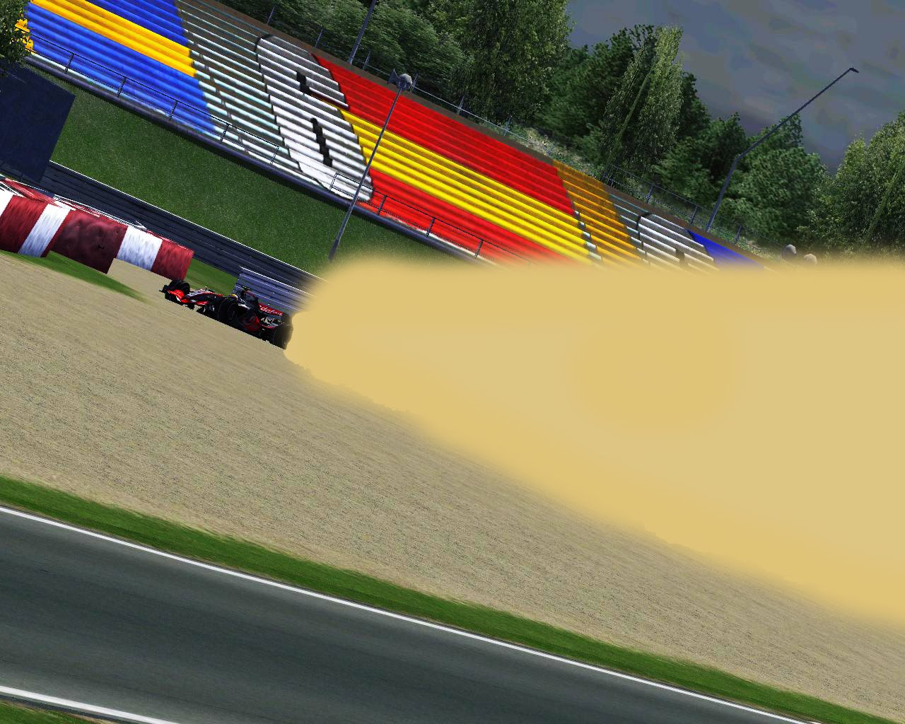 FRSimscreens: [rF] Hamilton crash in Nurburgring 2007
