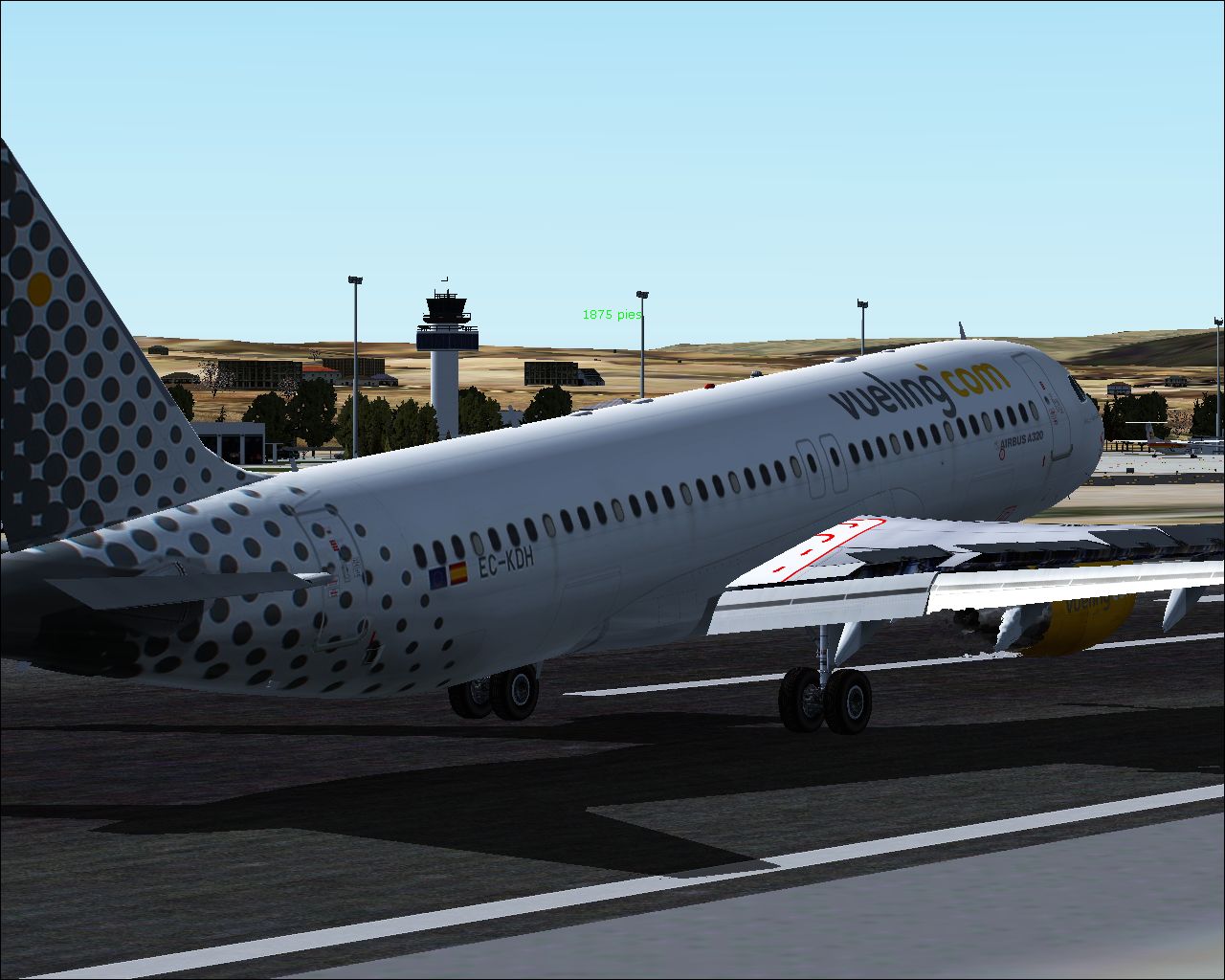 FRSimscreens: [FS9] A320 Vueling in Granada