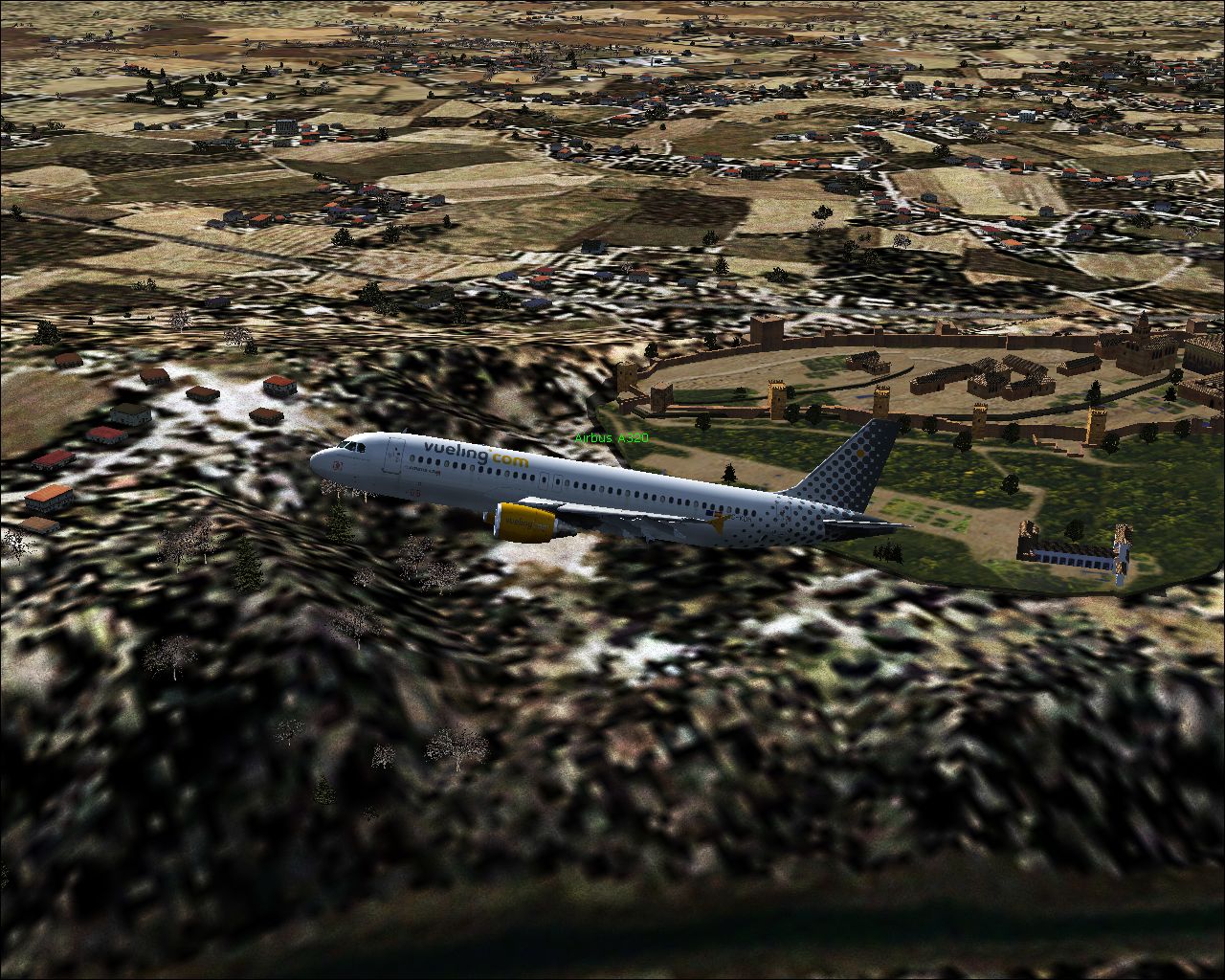 FRSimscreens: [FS9] A320 Vueling in Granada