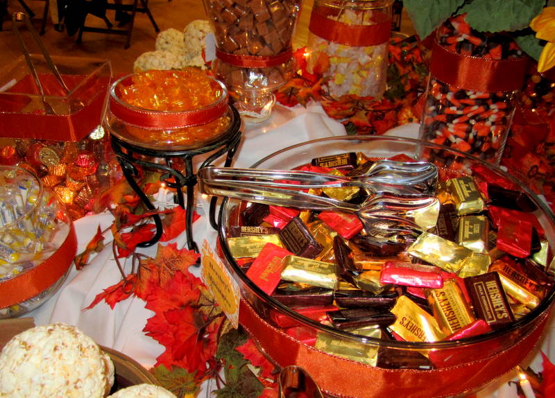 Leafy Tree Tops: Fall / Autumn Themed Candy Buffet