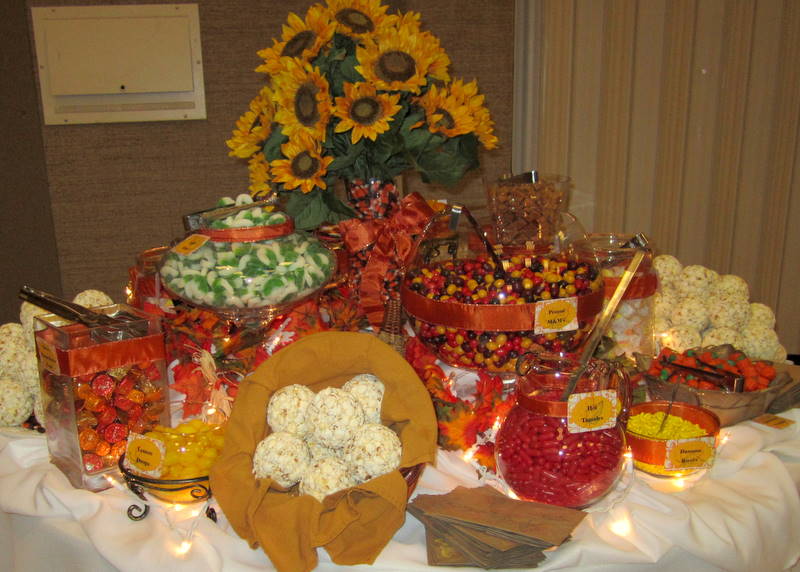 Leafy Tree Tops: Fall / Autumn Themed Candy Buffet