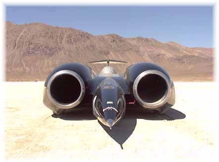 THRUST SSC - World Land Speed Record holder=1228 km/h (763 mph)