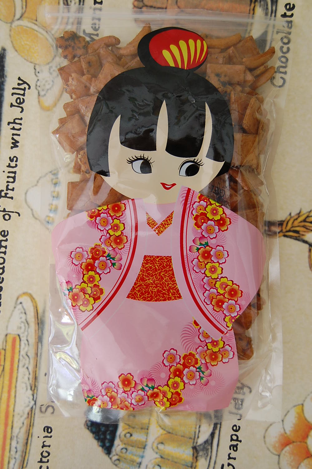 The Fab Miss B: Geisha Girl Rice Cracker Packaging