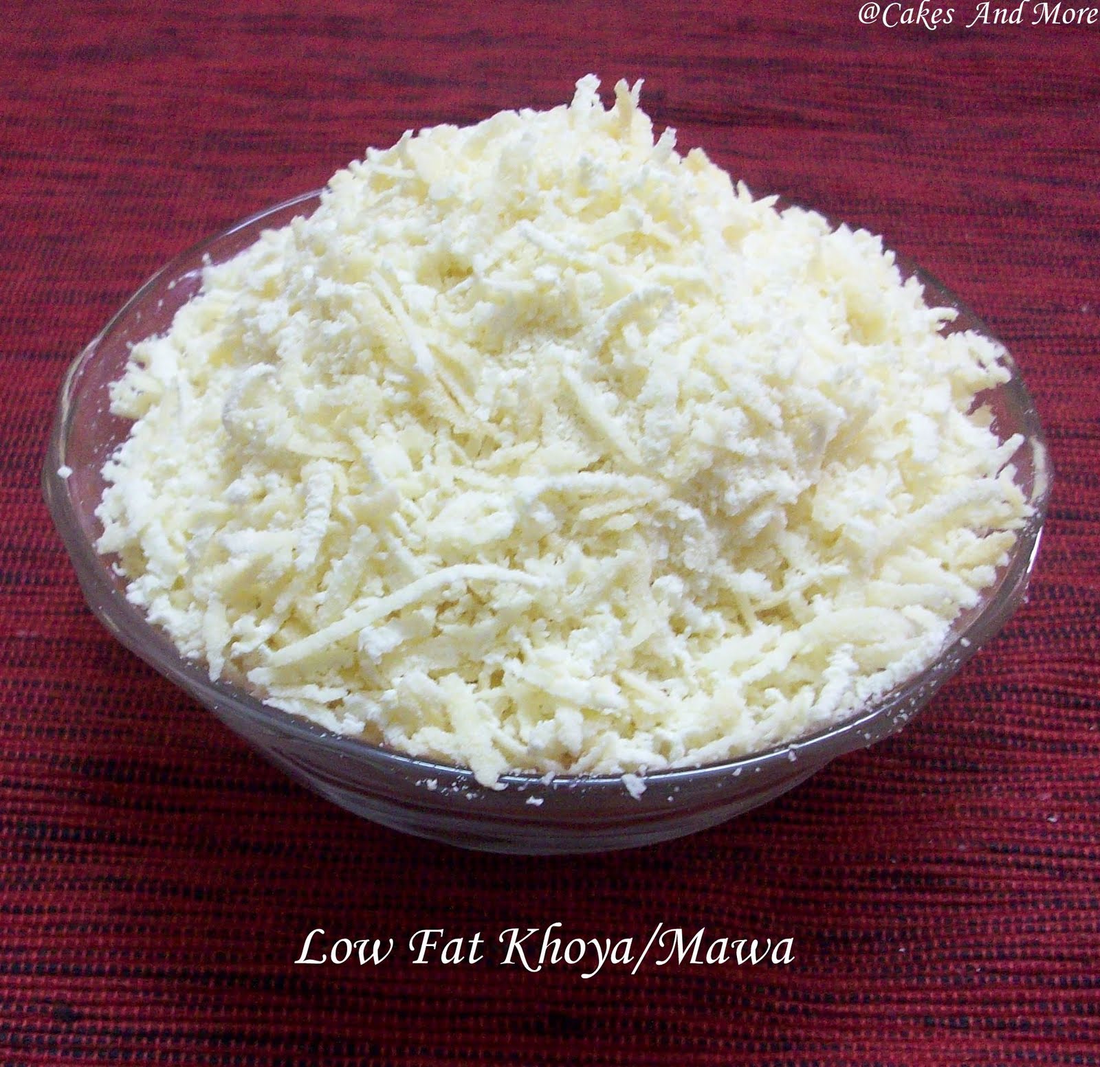 Cakes & More: Low Fat Khoya / Mawa