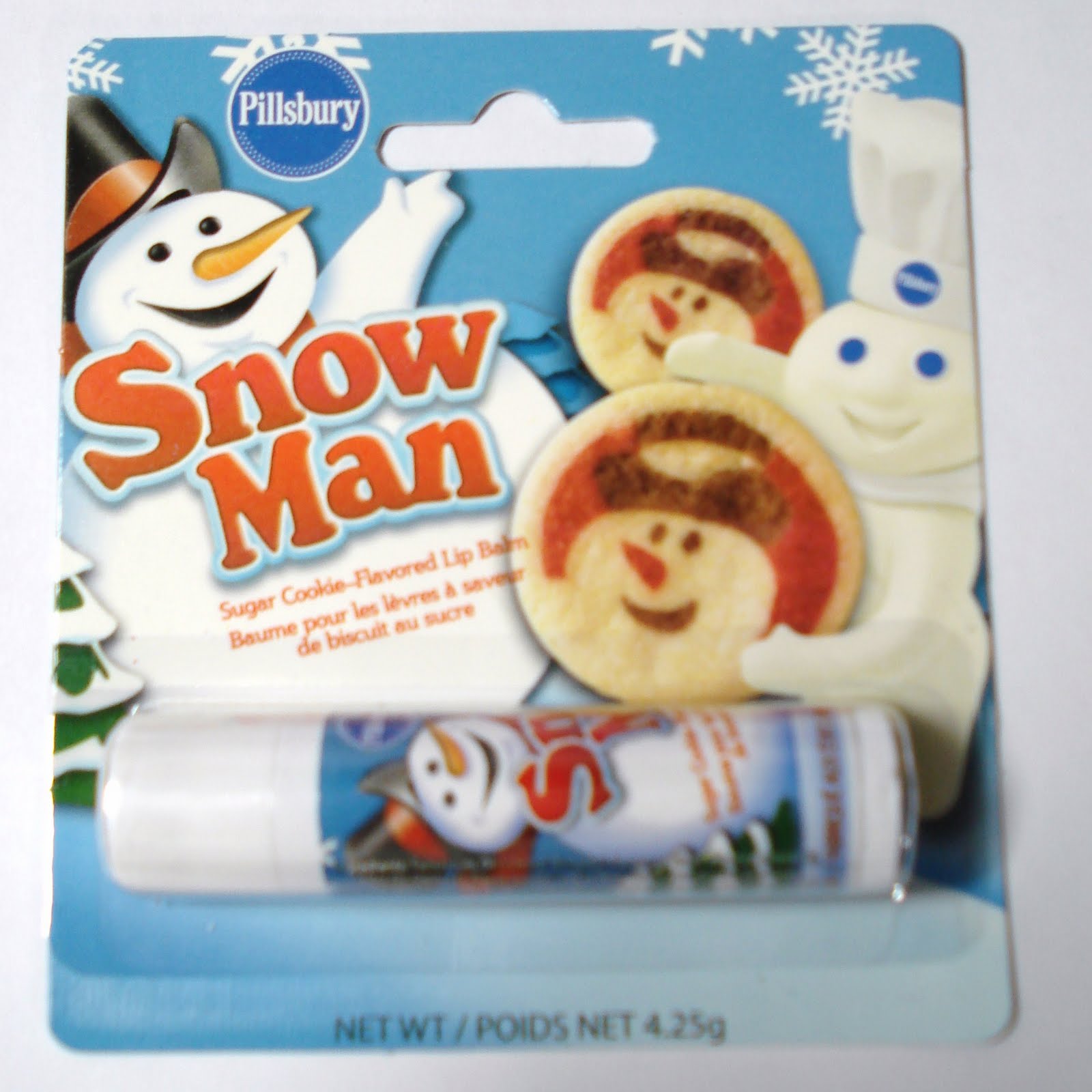 cutiesandsweeties: Pillsbury Snow-man Lip Balm