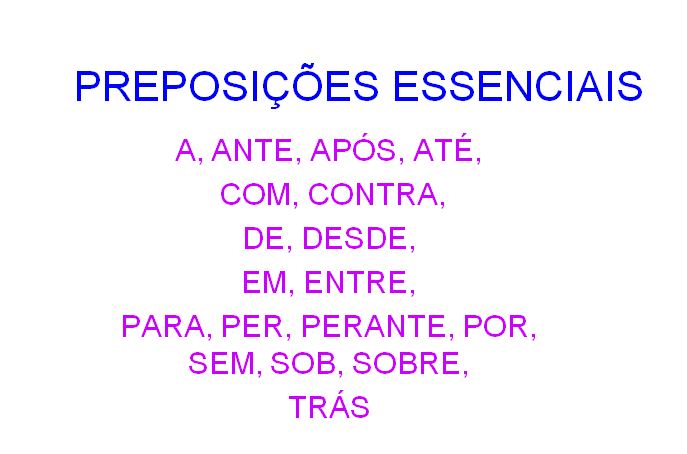 OFICINA DE IDEIAS: DICAS DE PORTUGUÊS - PREPOSIÇÃO