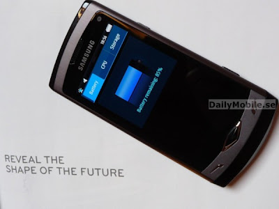 Samsung S8500, first phone with Bada OS