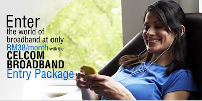 Celcom Unlimited Data Plan at RM38