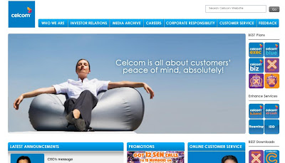 Celcom Website: A brand new look