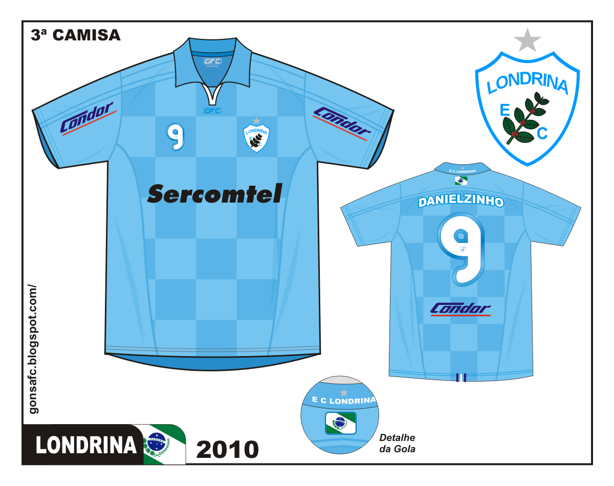 Gonsa Futebol Clube: 3ª Camisa Londrina EC