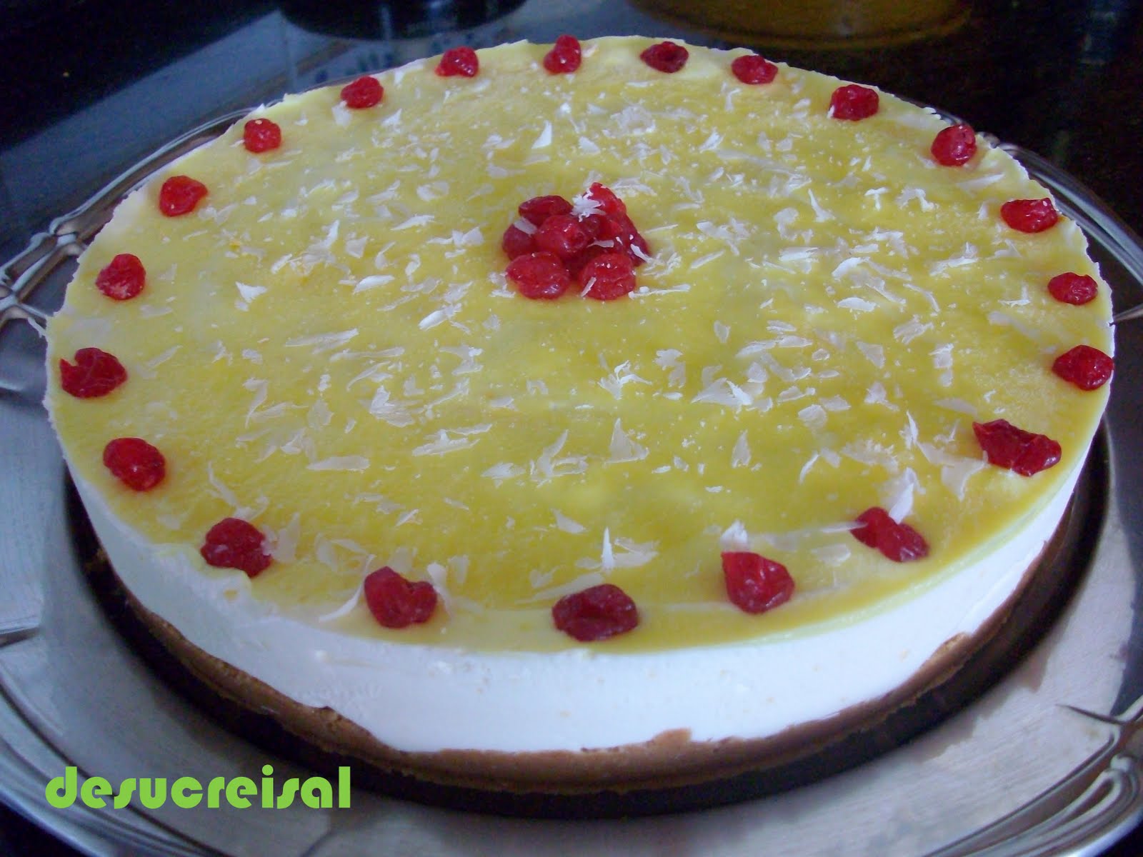 de sucre i sal: tarta fria de limon