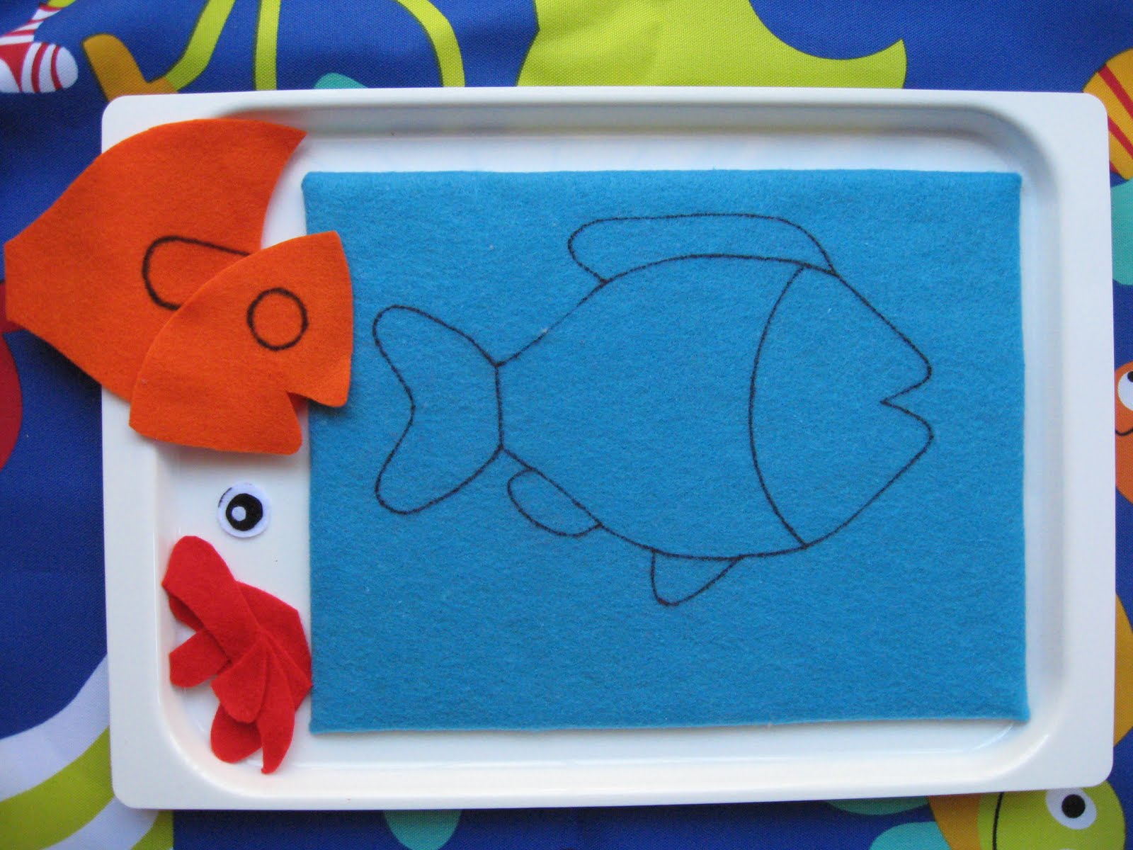 ...Joyful Mama's Place...: Parts-of-a-fish puzzle