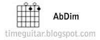 AbDim Guitar Chord Chart | Online Guitar Lessons | Guitars and Music ...